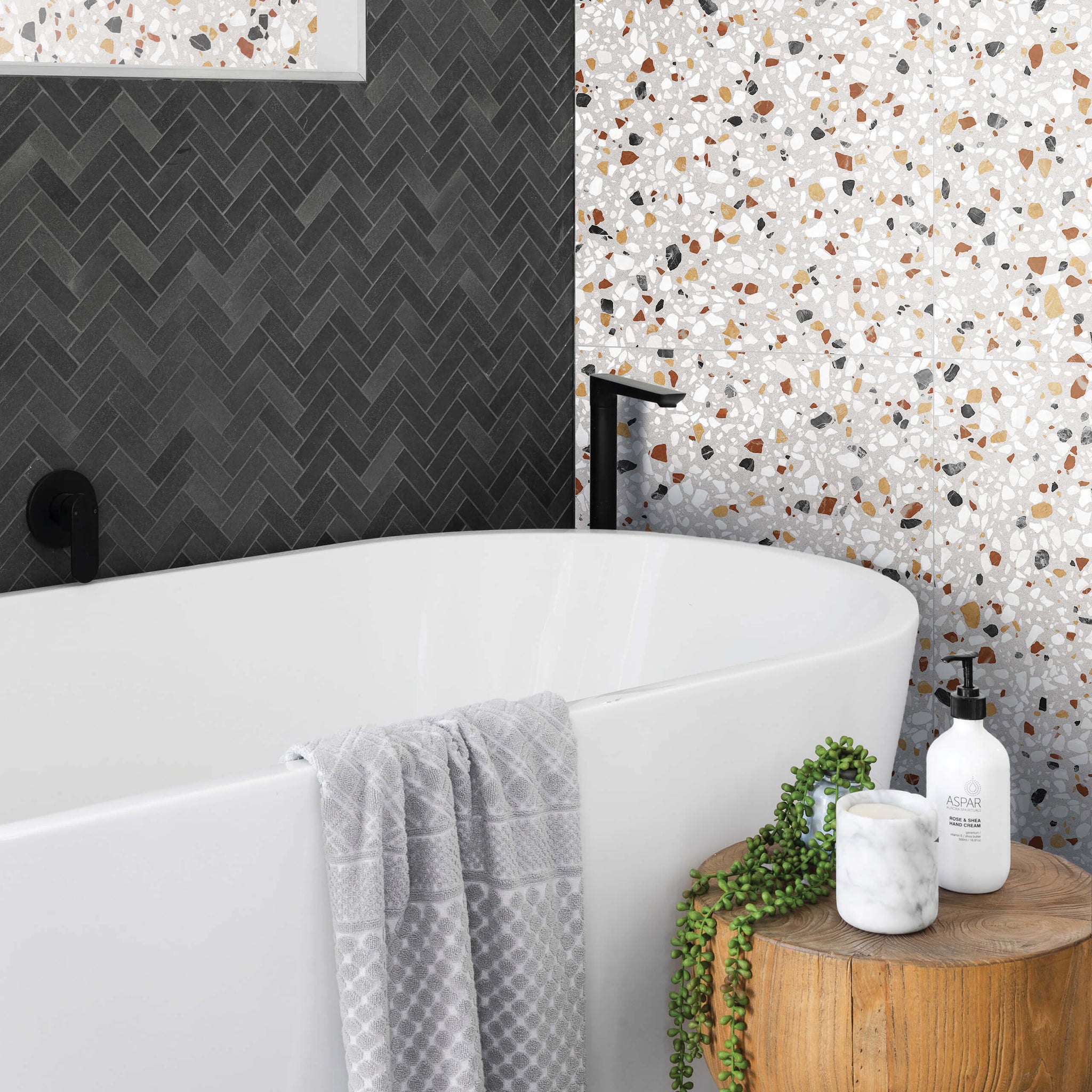 Agglo Murano Terrazzo Matt 300x600 | FINN Tile Project