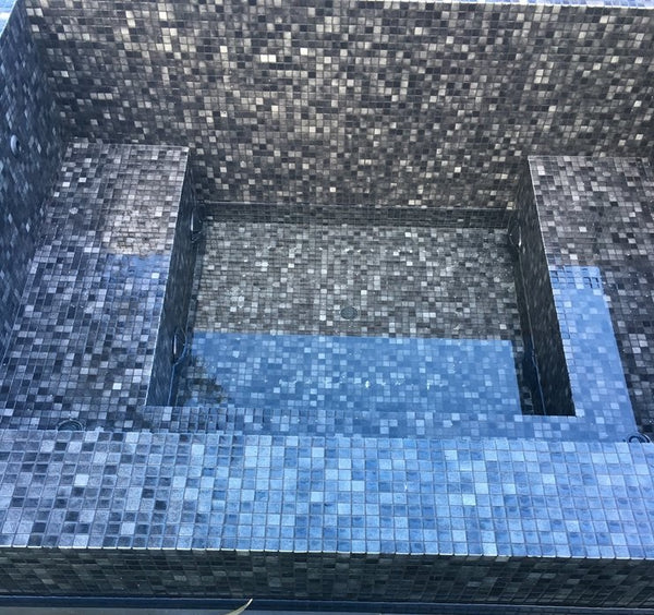 Beirut Glass Pool Mosaic Tile | FINN Tiles