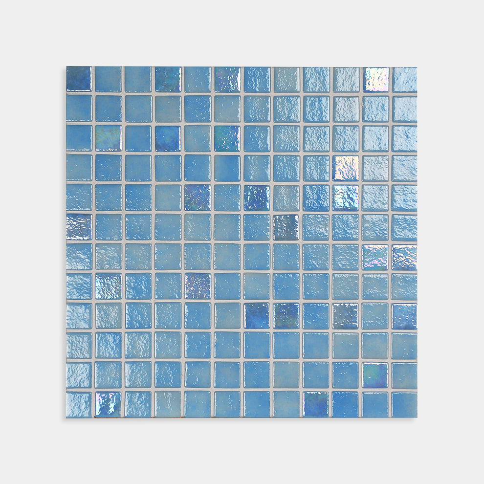 Ezarri Aus Designer Aquamarine Pool Mosaic | FINN Tile Project