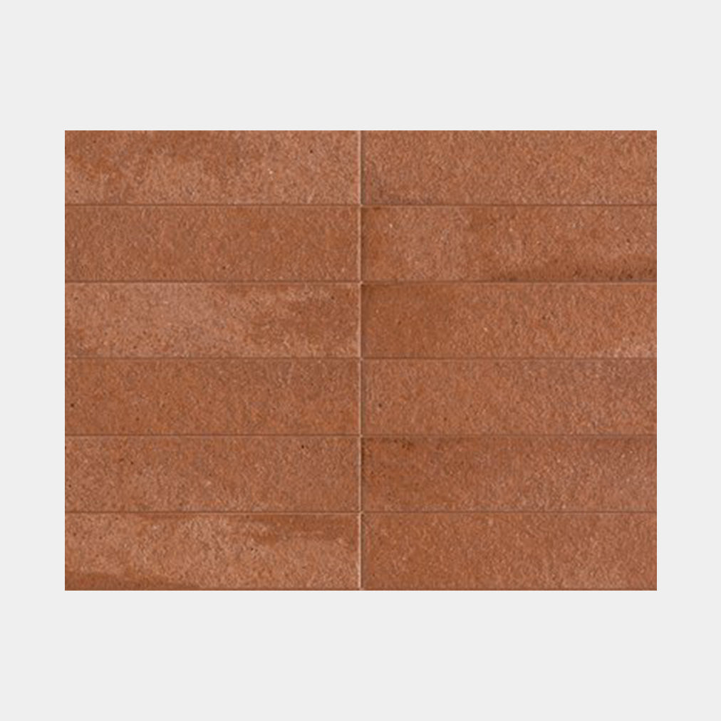 Miniature Fornace Rosso Mattone 60x240 | FINN Tile Project