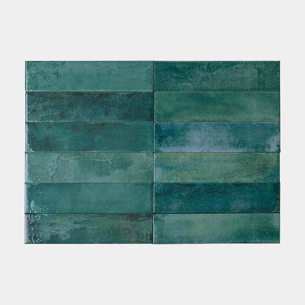 Mojave Sea Water Gloss Brick | FINN Tile Project