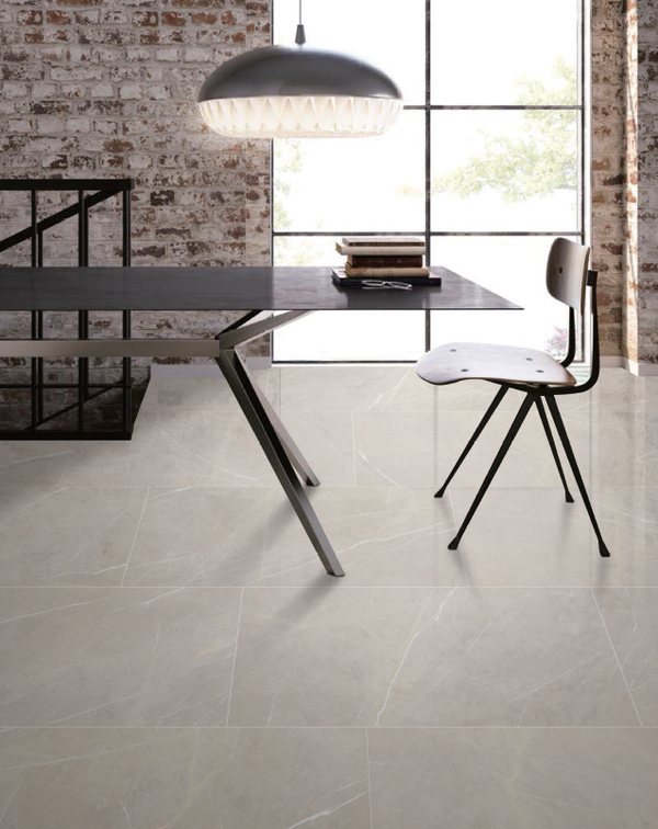 Pietra Silver Matt Tile 300x600 | FINN Tile Project