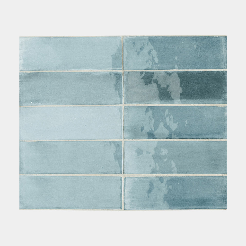 T-Brick Cerulean Subway 52x160mm | FINN Tile Project