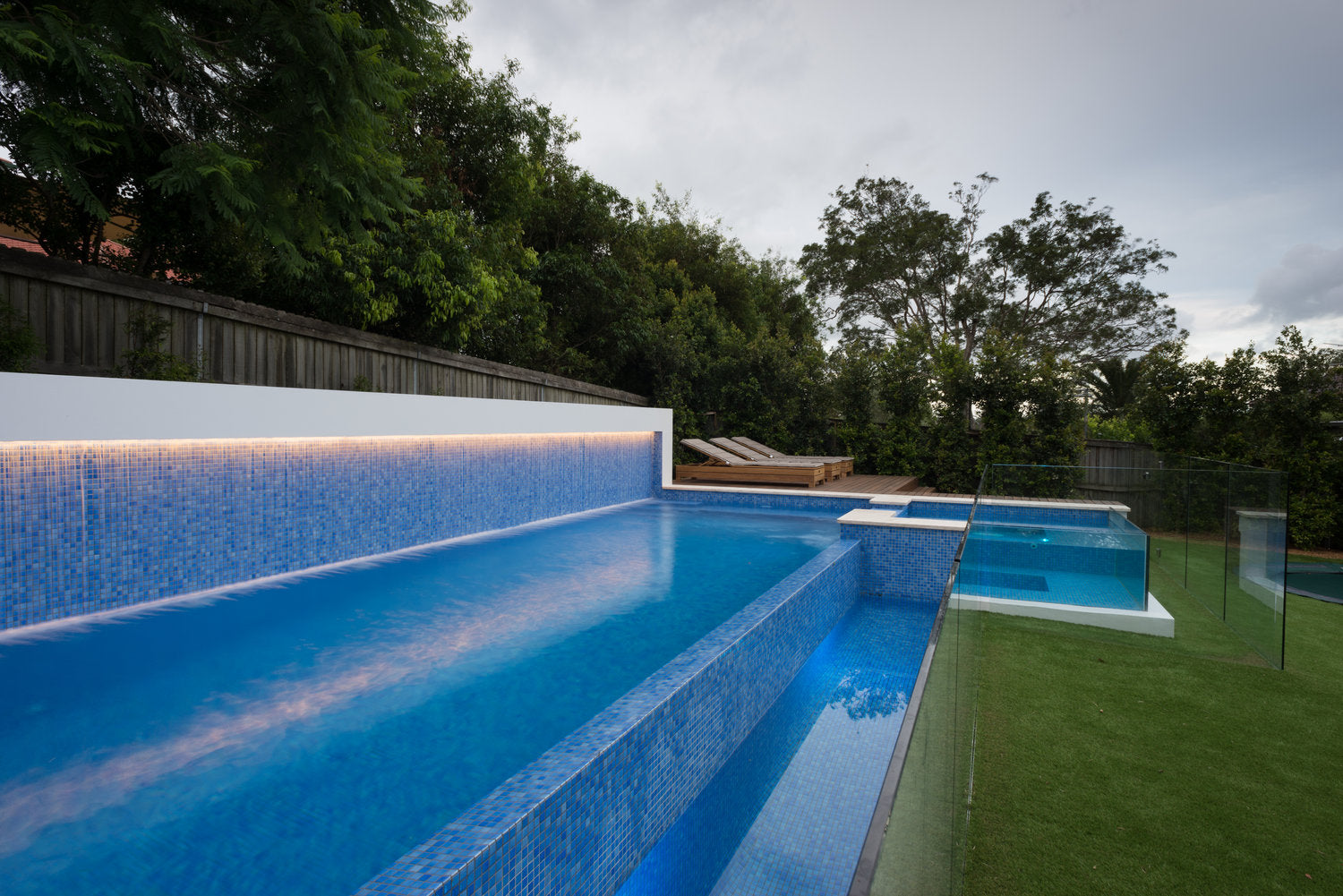 Bora Bora Glass Pool Mosaic Tile | FINN Tiles – FINN Tile Project