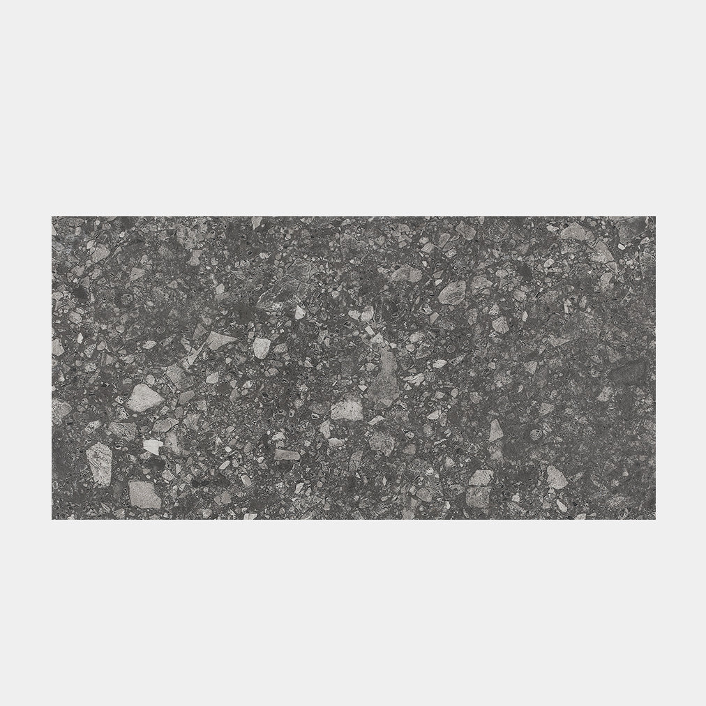 Terrazzo Coal Porcelain Tile | FINN Tile Project